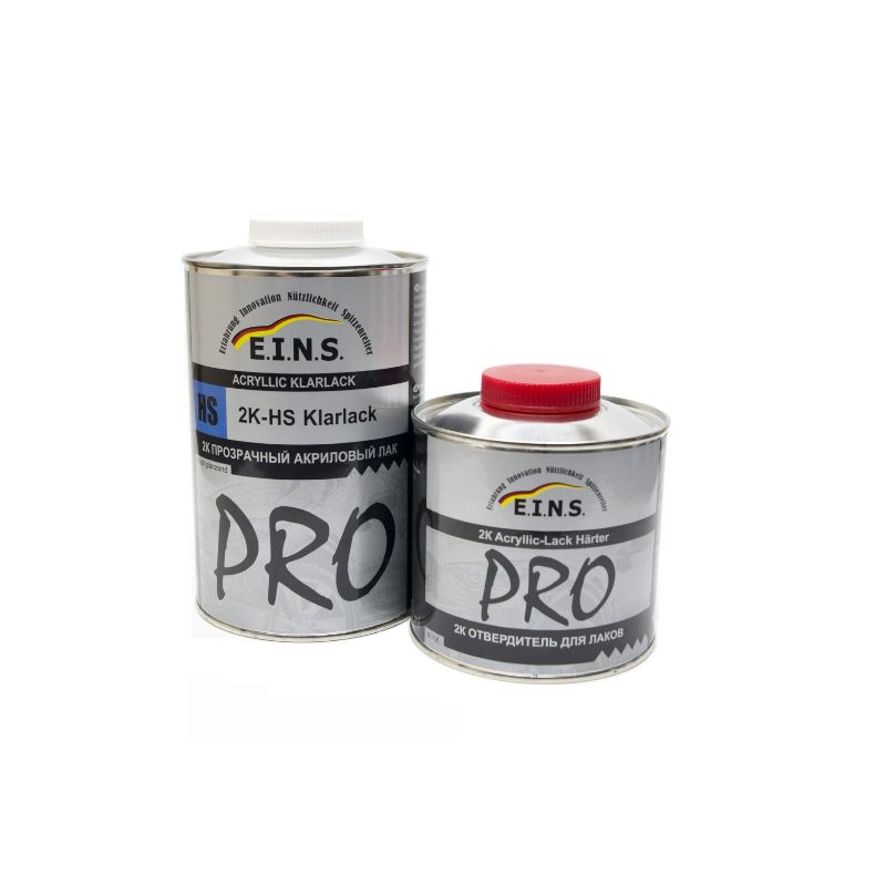 Лак EINS HS PRO акриловый 1+0,5л. отв. Германия AEIHS-PRO Германия